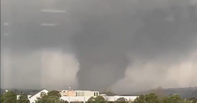 Little Rock Arkansas tornado ABC cleared courtesy Courtney Forrester ...