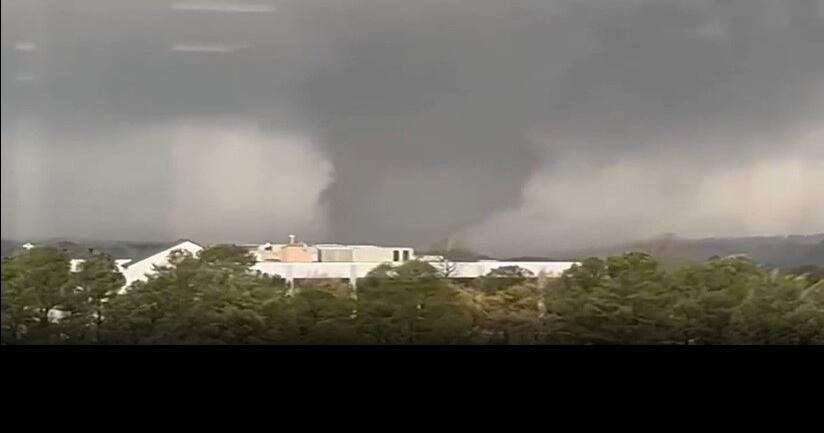 Little Rock Arkansas tornado ABC cleared courtesy Courtney Forrester ...