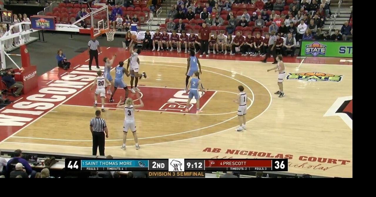 Kobe Russell finishes a tough and-1 for Prescott | Wausau Coverage ...