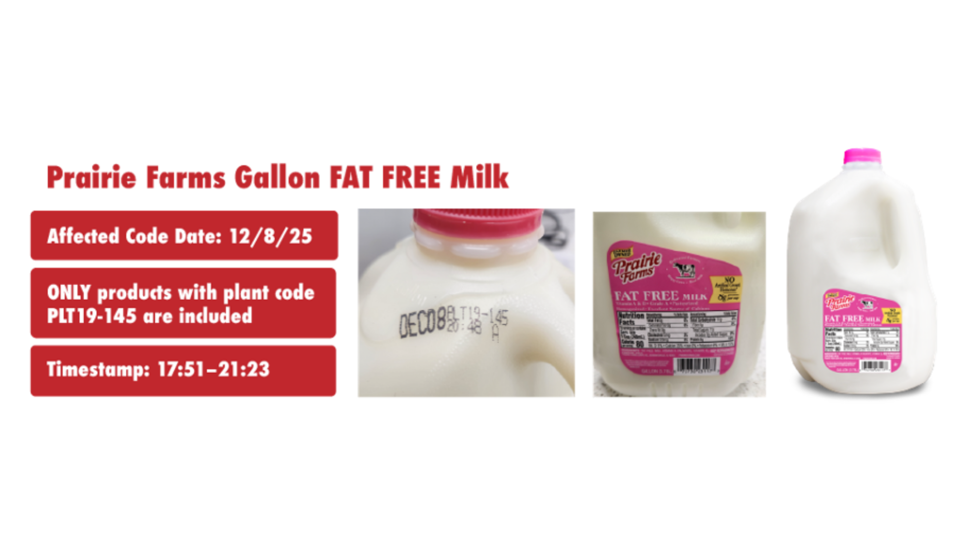 Fat free milk Prairie Farms | | wkow.com