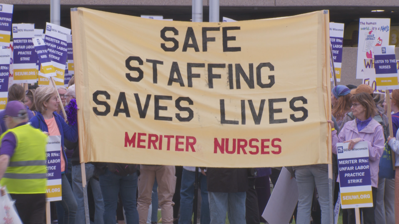 nursing strike posters