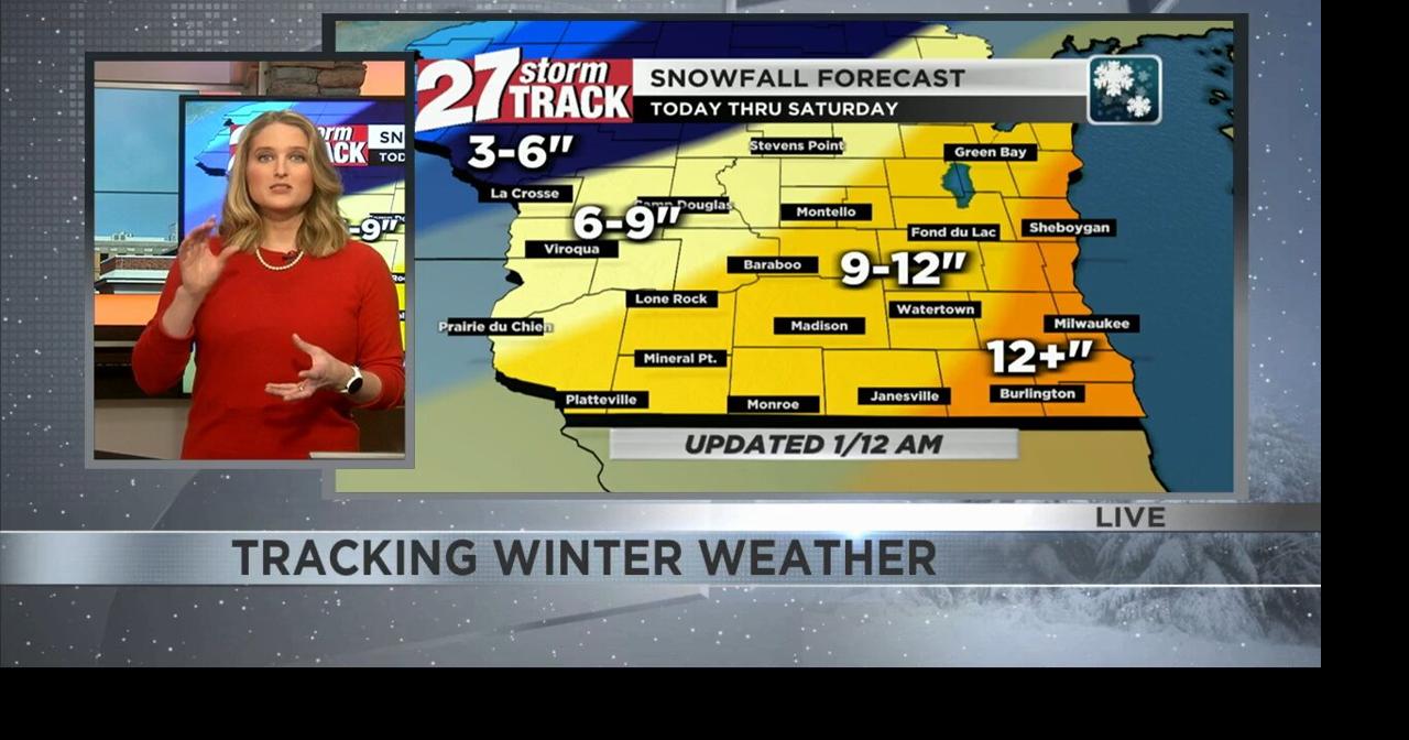 27 Storm Track Meteorologist Dana Fulton talks road conditions live Jan ...