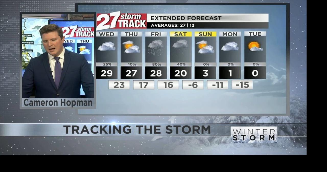 27 Storm Track Chief Meteorologist Cam Hopman talks latest winter storm ...