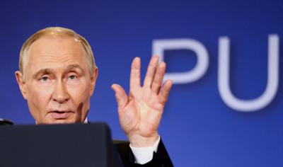 Putin gave his final words at Alaska summit in English, a language he ...