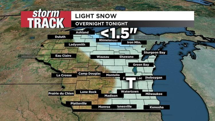 Light precipitation tonight, cooler tomorrow | Forecast | wkow.com
