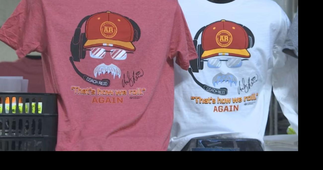Company gets approval from Andy Reid to make frozen mustache shirts ...