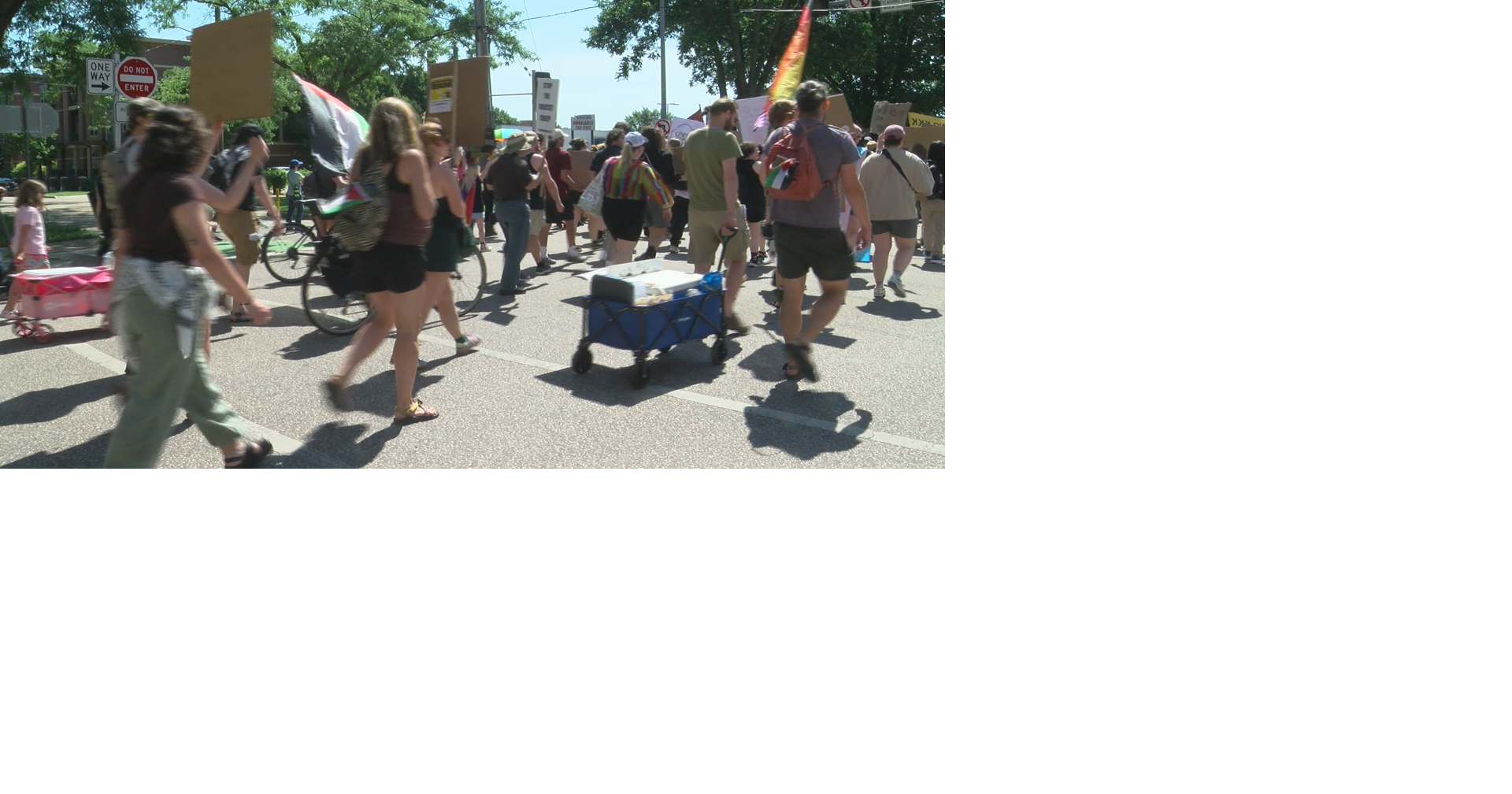 Protesters march, demand 'Queer Liberation for All' | News | wkow.com