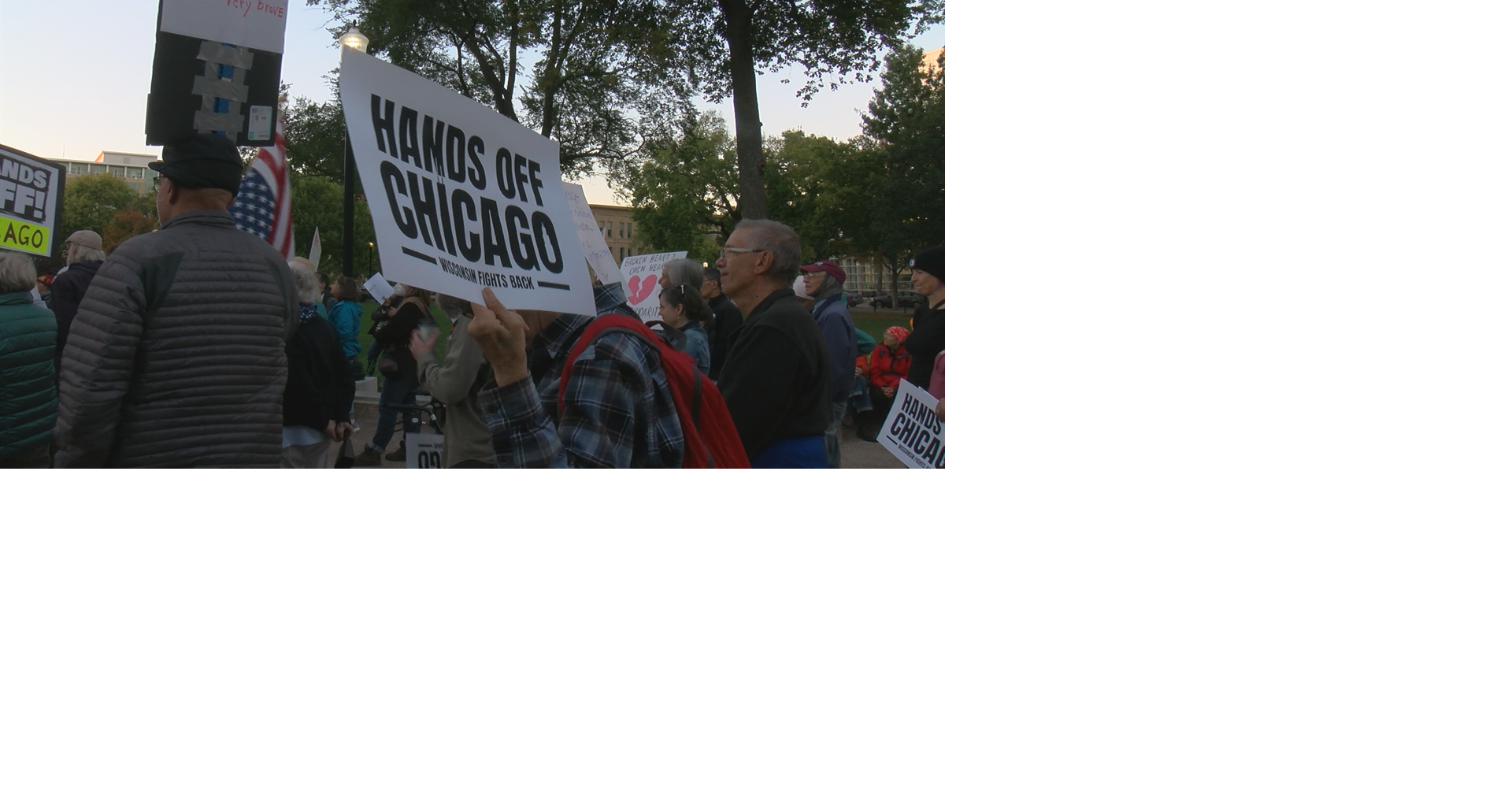 Wisconsin rally stands with Chicago against National Guard deployment ...