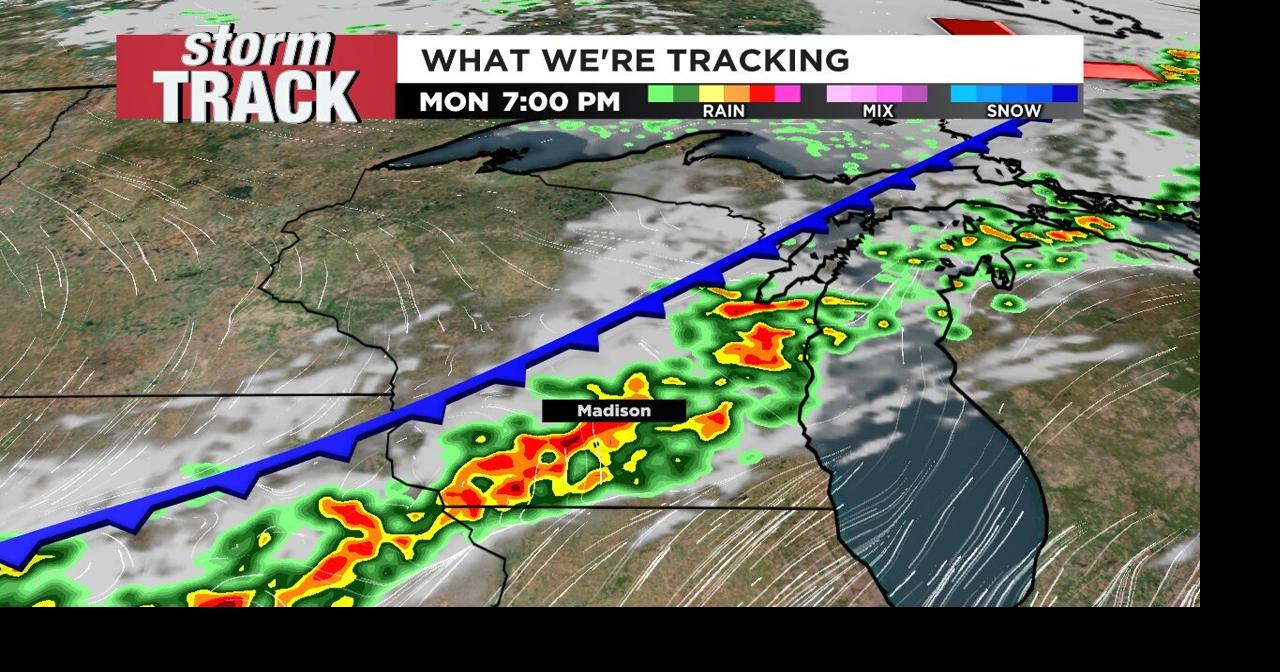 Cool-off starts tomorrow with a chance of severe storms | Forecast ...