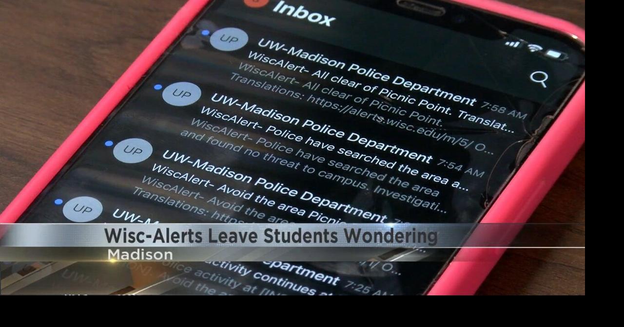 'I was a little bit concerned honestly': Wisc-alerts leave UW-Madison ...