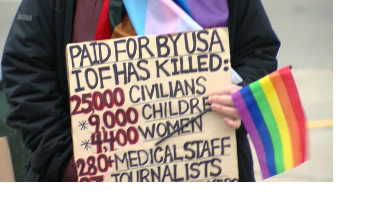 Trans Resistance Action Committee rallies for peace in Gaza | News ...