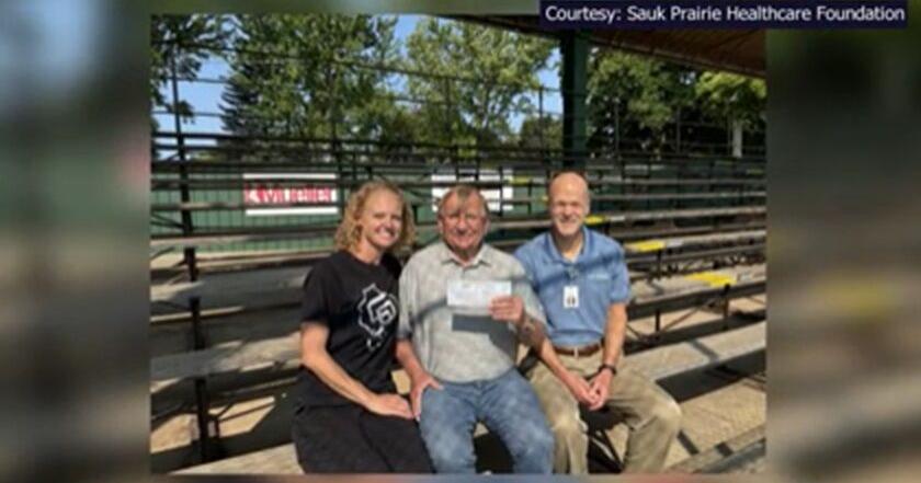 Sauk Prairie Healthcare supports bleachers project at Chuck Hall ...