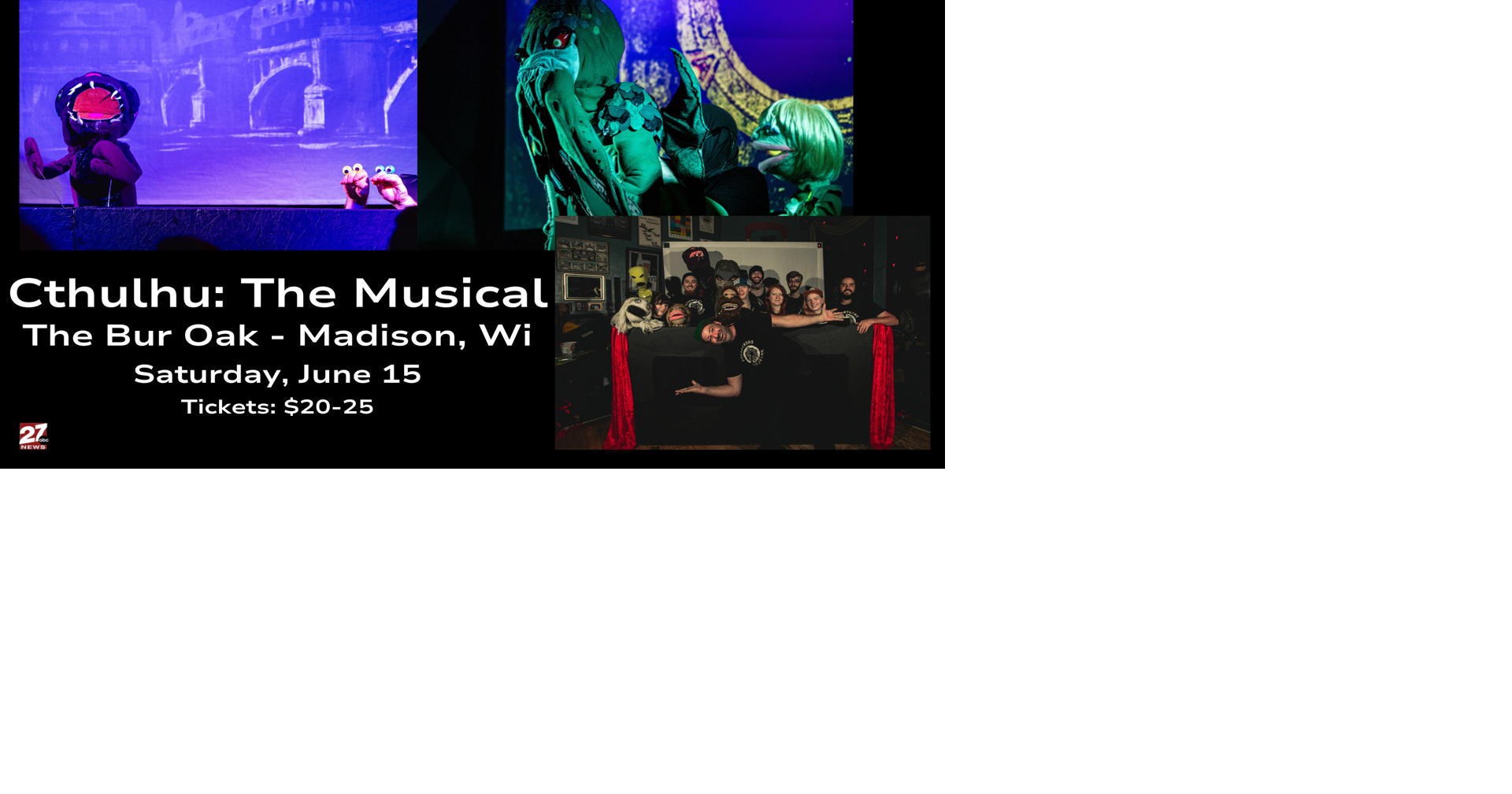 "Cthulhu: The Musical" is coming to Madison in June | Entertainment ...