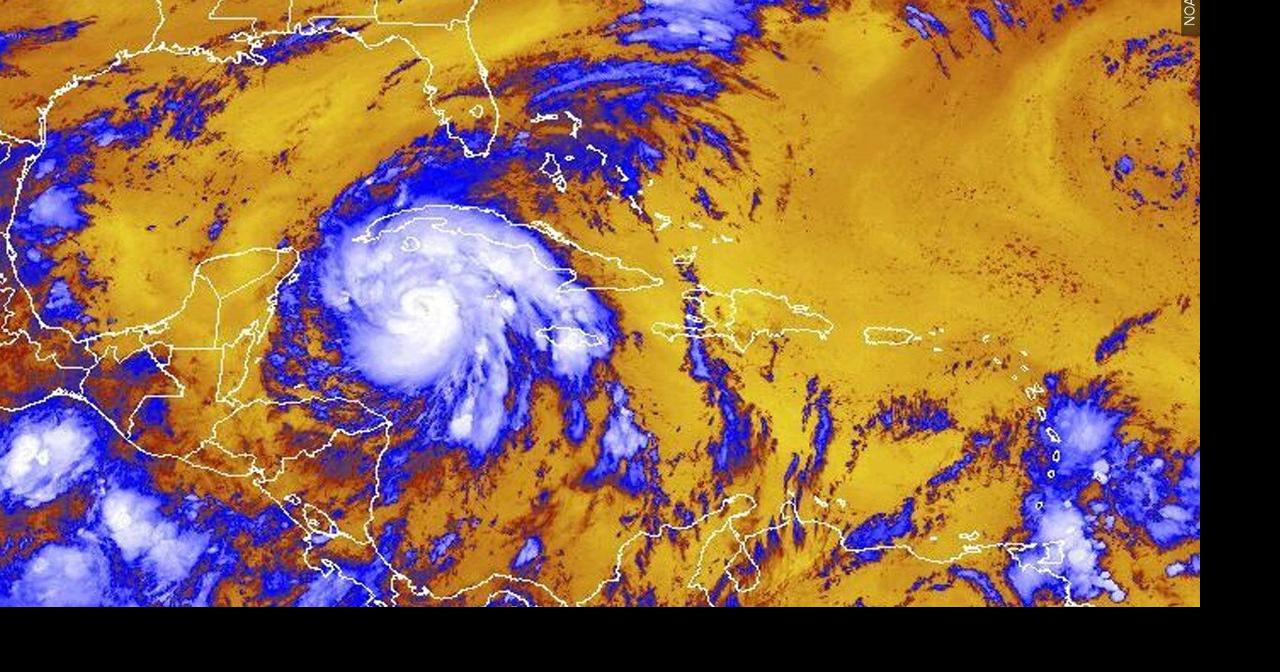 Satellite view of Hurricane Ian near the Caribbean Islands, Photo Date ...