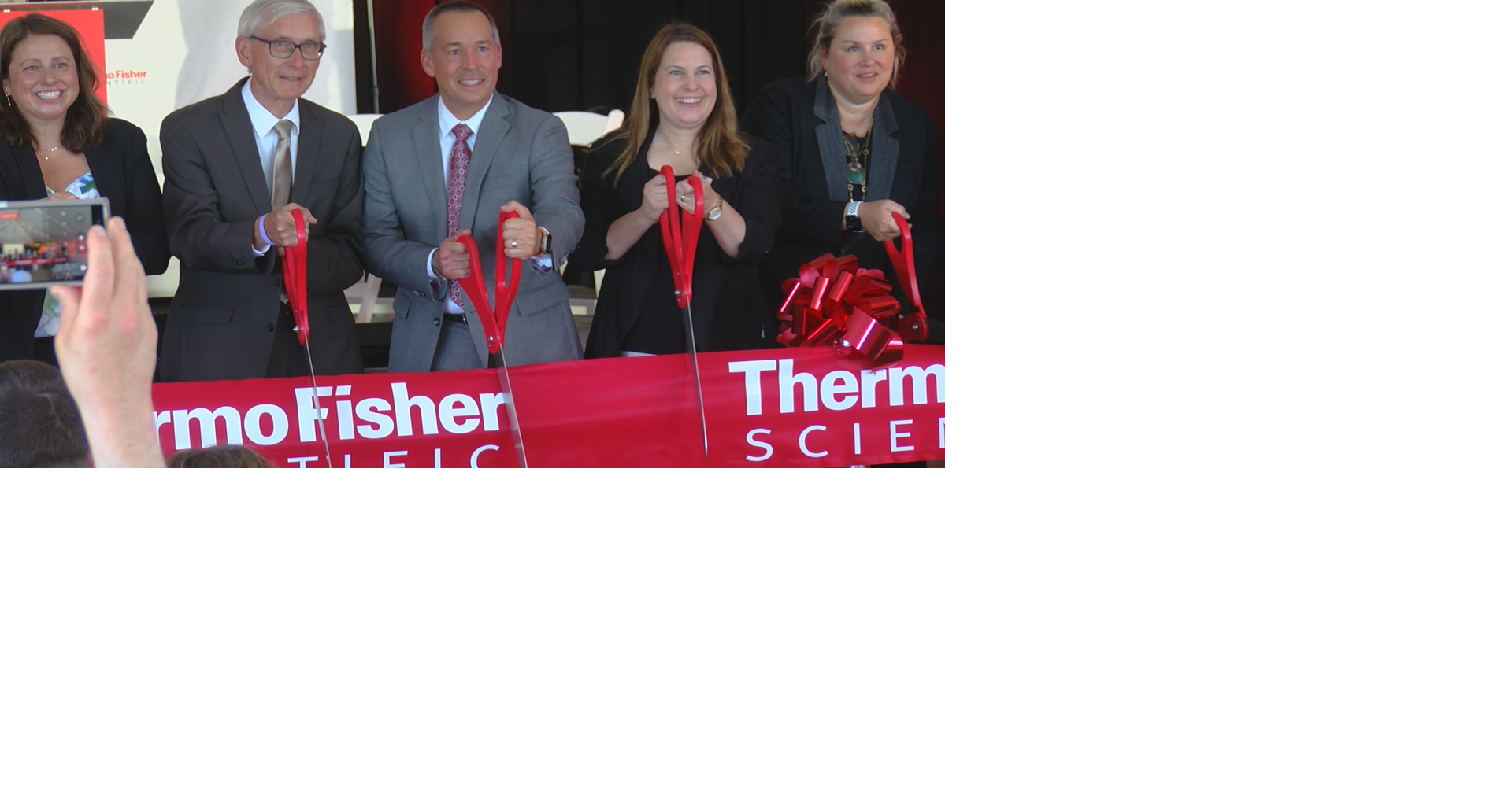 Ribbon cut on Thermo Fisher expansion, 350 jobs coming to Middleton ...
