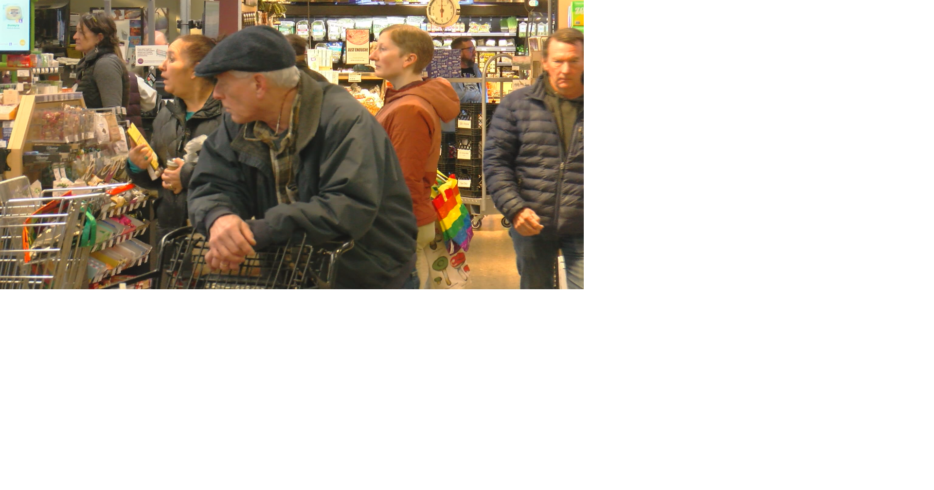 Shoppers stock up on groceries ahead of weekend storm | News | wkow.com