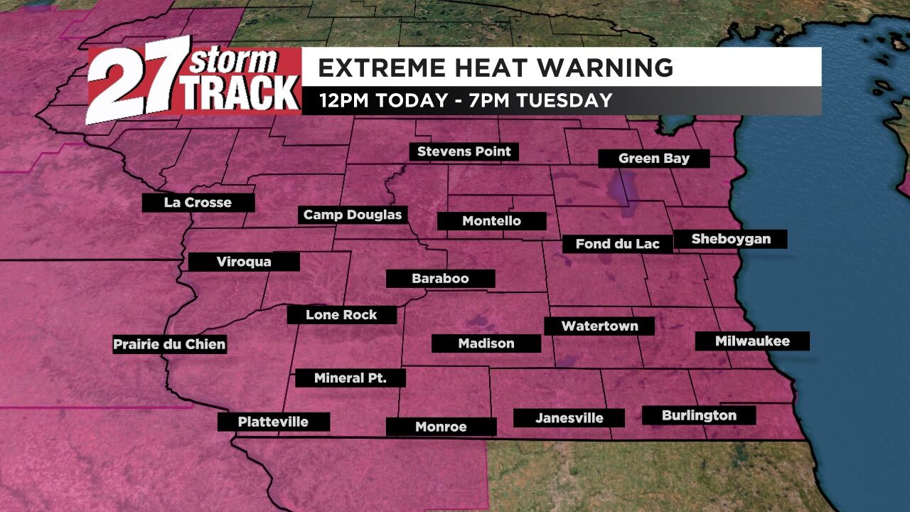 Extreme heat settles in for the week | Forecast | wkow.com