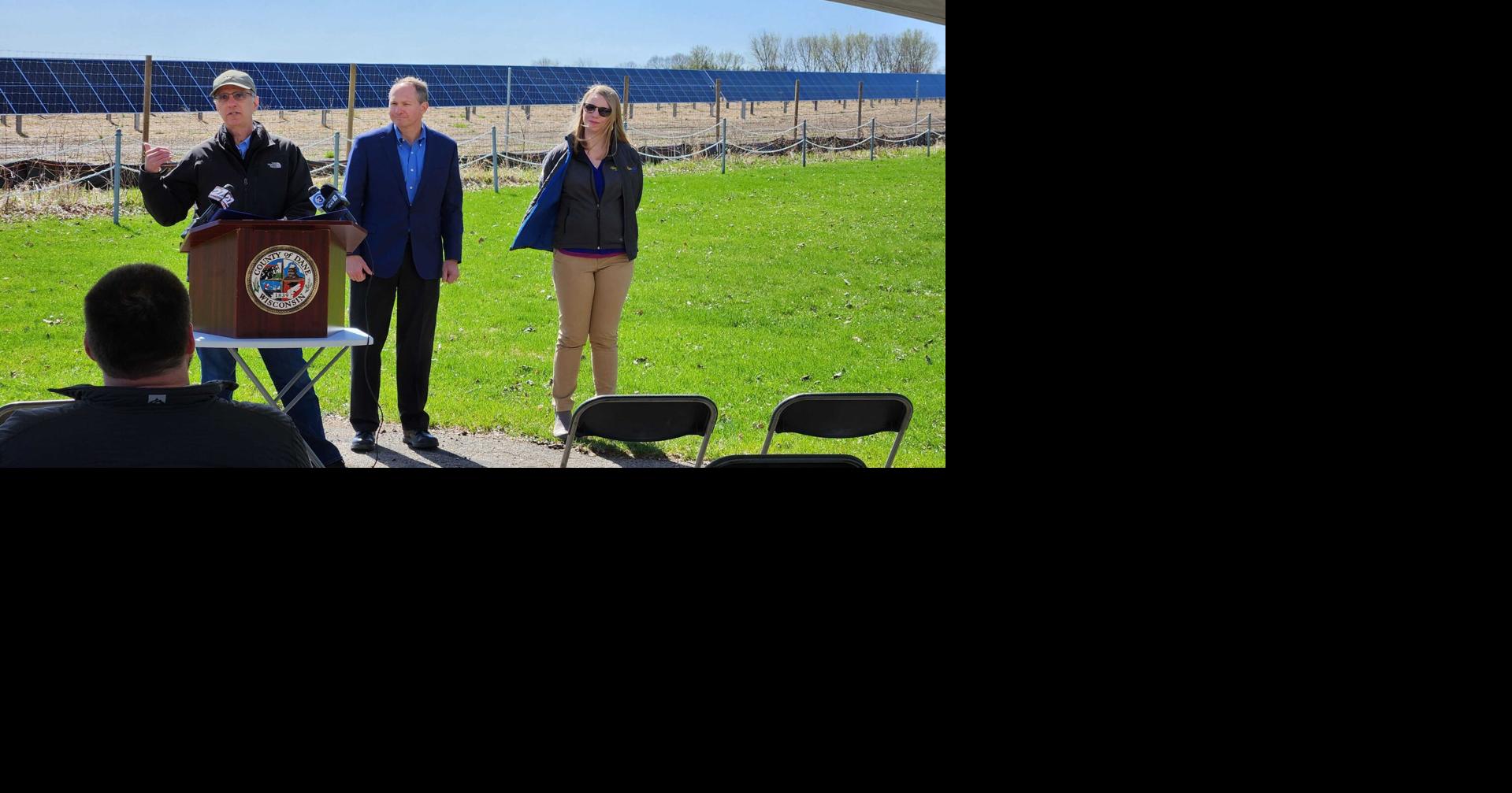 Dane Co. officials celebrate completion of Yahara Solar Project | News ...