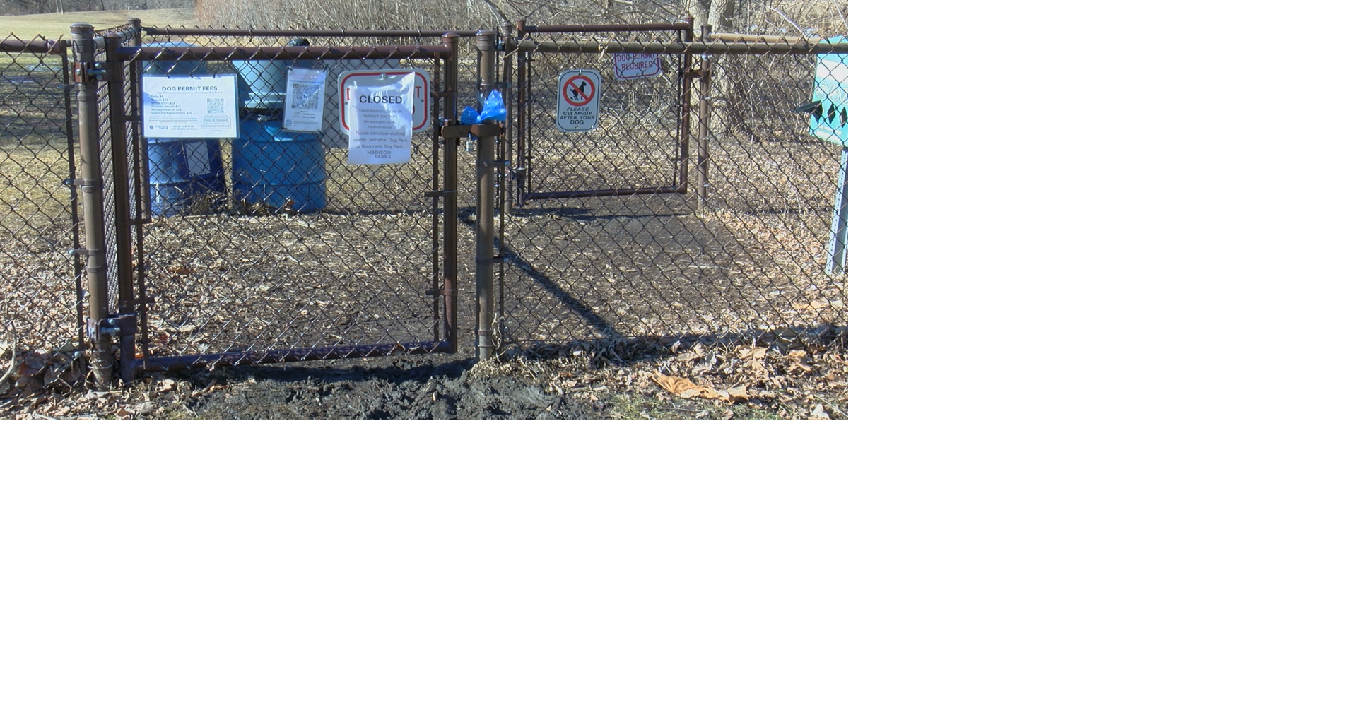 Warner Dog Park released updates since closing after dog died last week ...