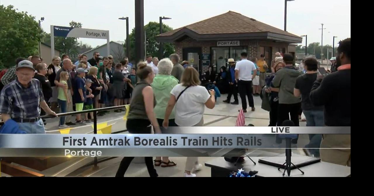 First Amtrak Borealis Train hits rails | Video | wkow.com