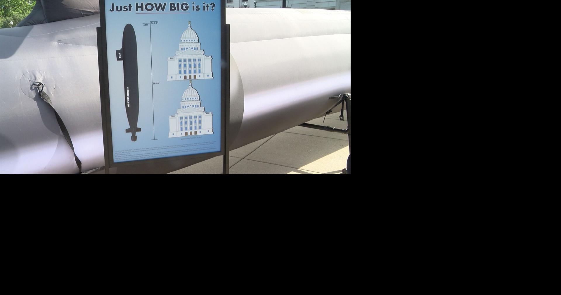 Wisconsin Veterans Museum unveils piece of new USS Wisconsin submarine ...