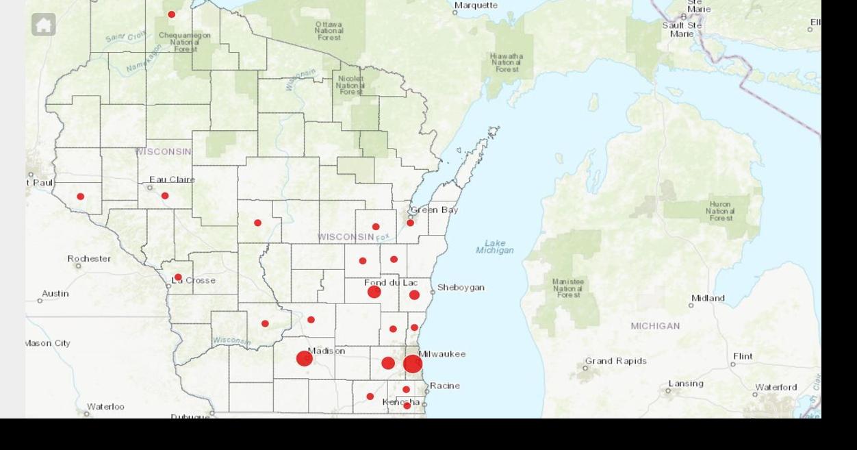 Live map: COVID-19 cases in Wisconsin | Coronavirus | wkow.com