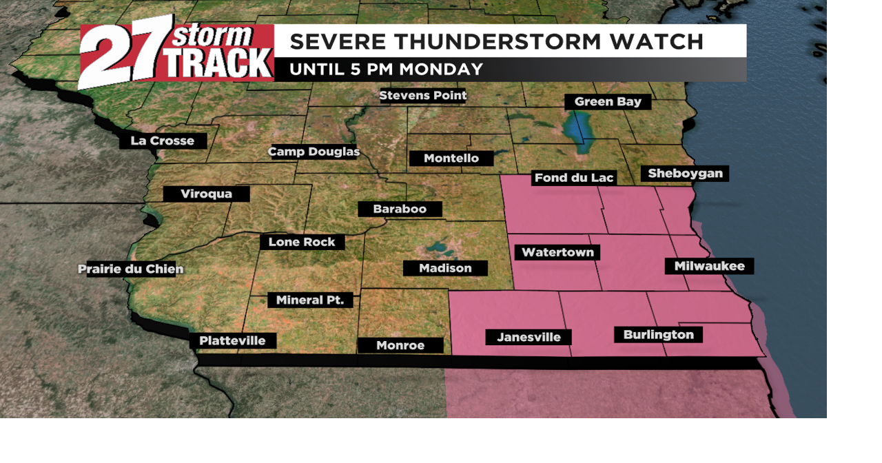Southern Wisconsin Thunderstorm Alert May 20 | | wkow.com