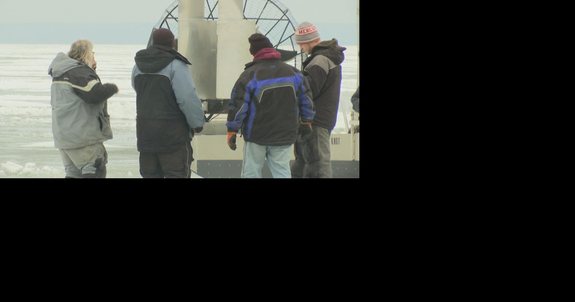 More than 60 people rescued after stranded on ice sheets | Archive ...