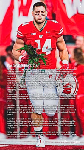 Wisconsin Fullback John Chenal announces he is entering NFL Draft ...