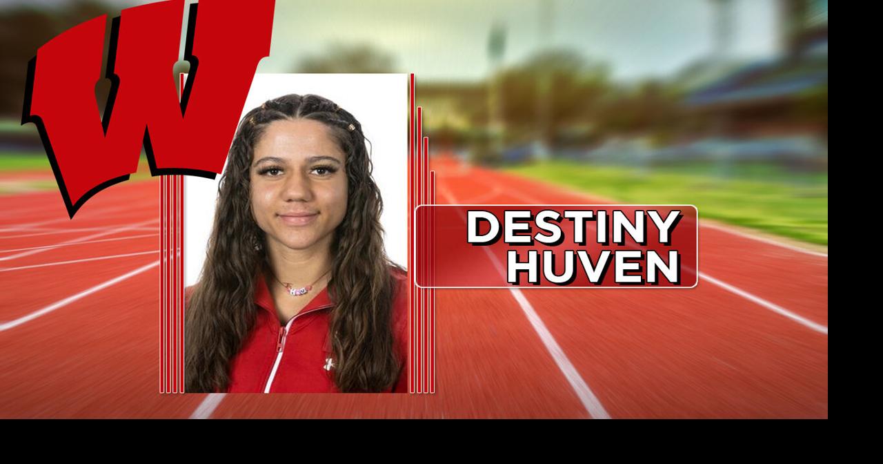 Badgers' hurdler Destiny Huven set to represent Team USA on the track ...
