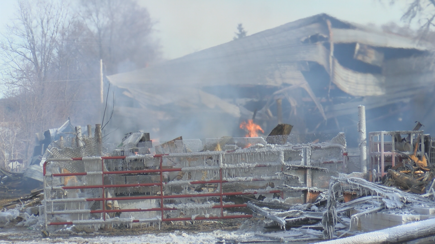 Massive fire destroys parts of Palmyra lumber yard; no injuries ...