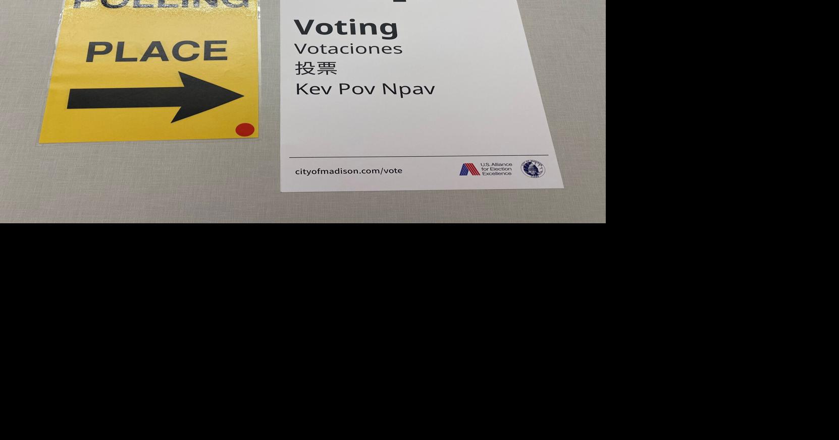 New signs feature multiple languages to help voters find polling place ...