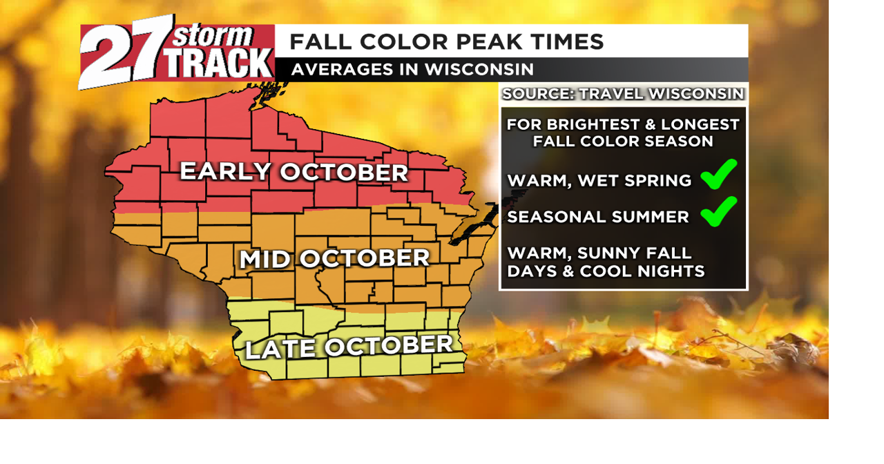Average fall color season expected in Wisconsin this year | Weather ...