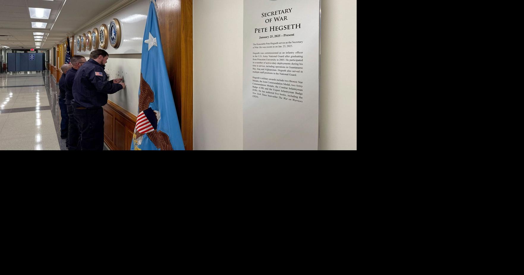 ‘Department of War’ rebrand could cost up to $125 million, CBO ...