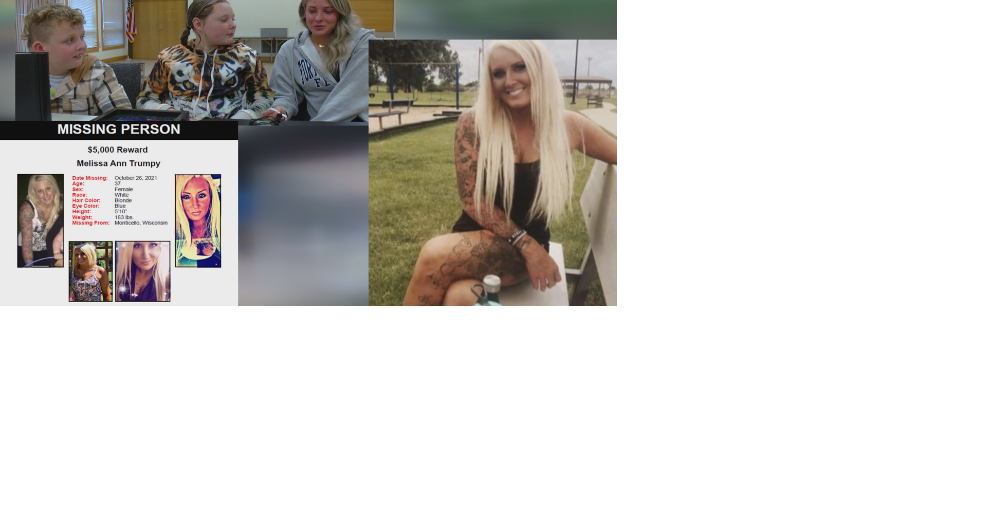 'I just wish I could hear her voice': Melissa Trumpy officially missing two years | News | wkow.com