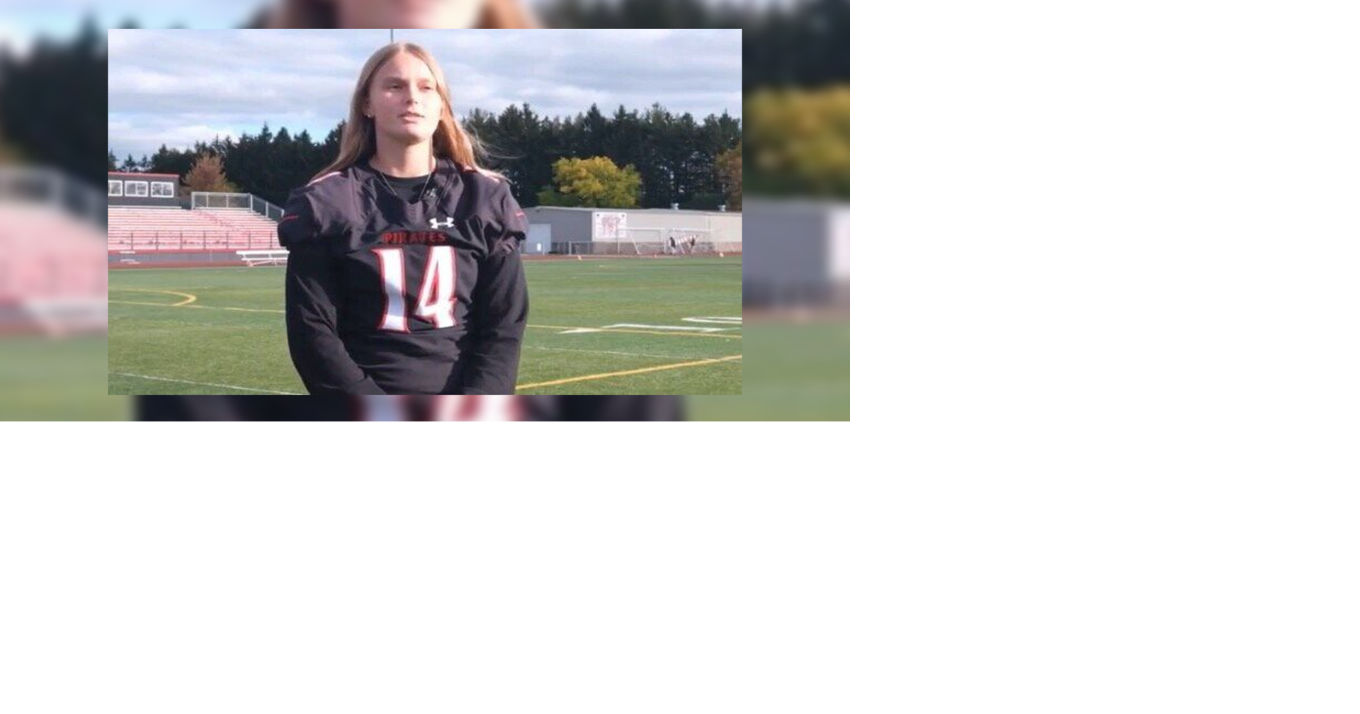 Girl quarterback starts Wisconsin high school's homecoming game | Sport ...