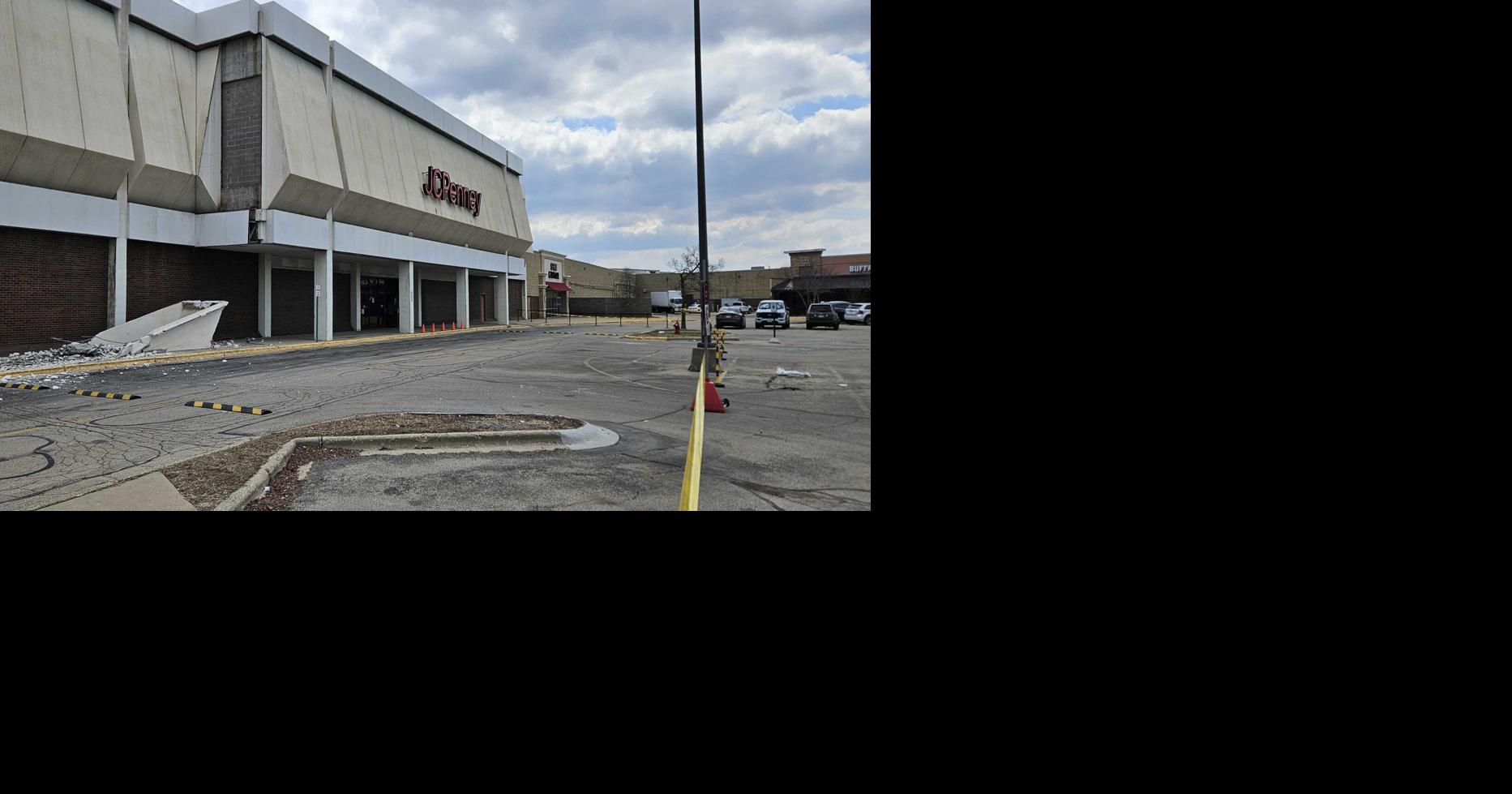 Partial facade collapse at JCPenney's East Towne Mall location | News ...