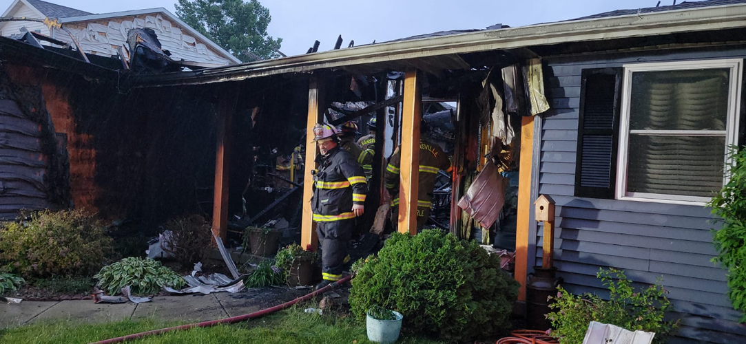 Home in Evansville likely 'total loss' after overnight fire | News ...