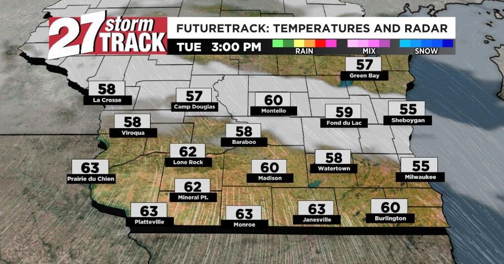 Mild temperatures stick around Tuesday | Forecast | wkow.com