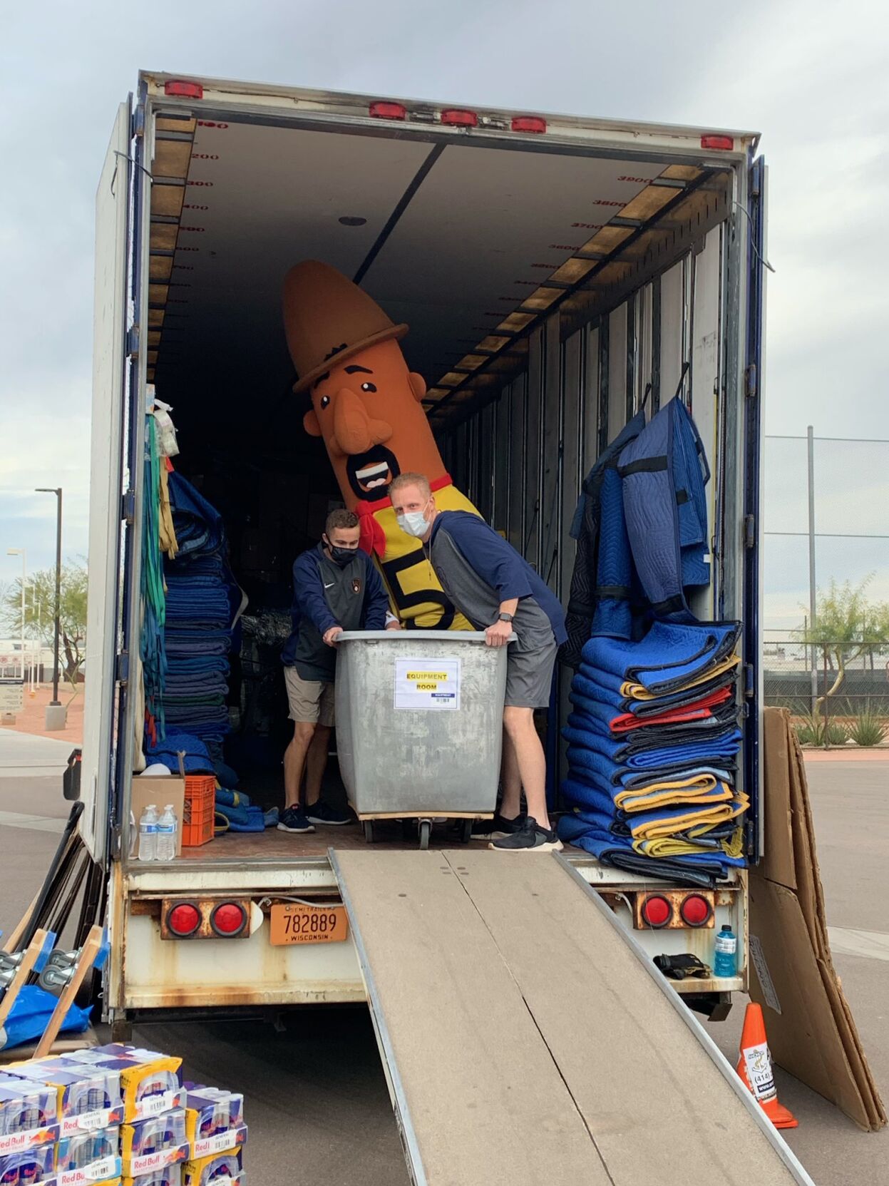 Brewers spring training truck arrived in Phoenix | Brewers | wkow.com