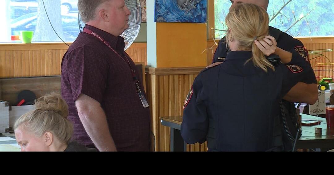 Community thanks officers for shooting response by Middleton Police ...