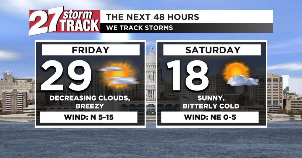 Snow gives way to bitter cold | News | wkow.com