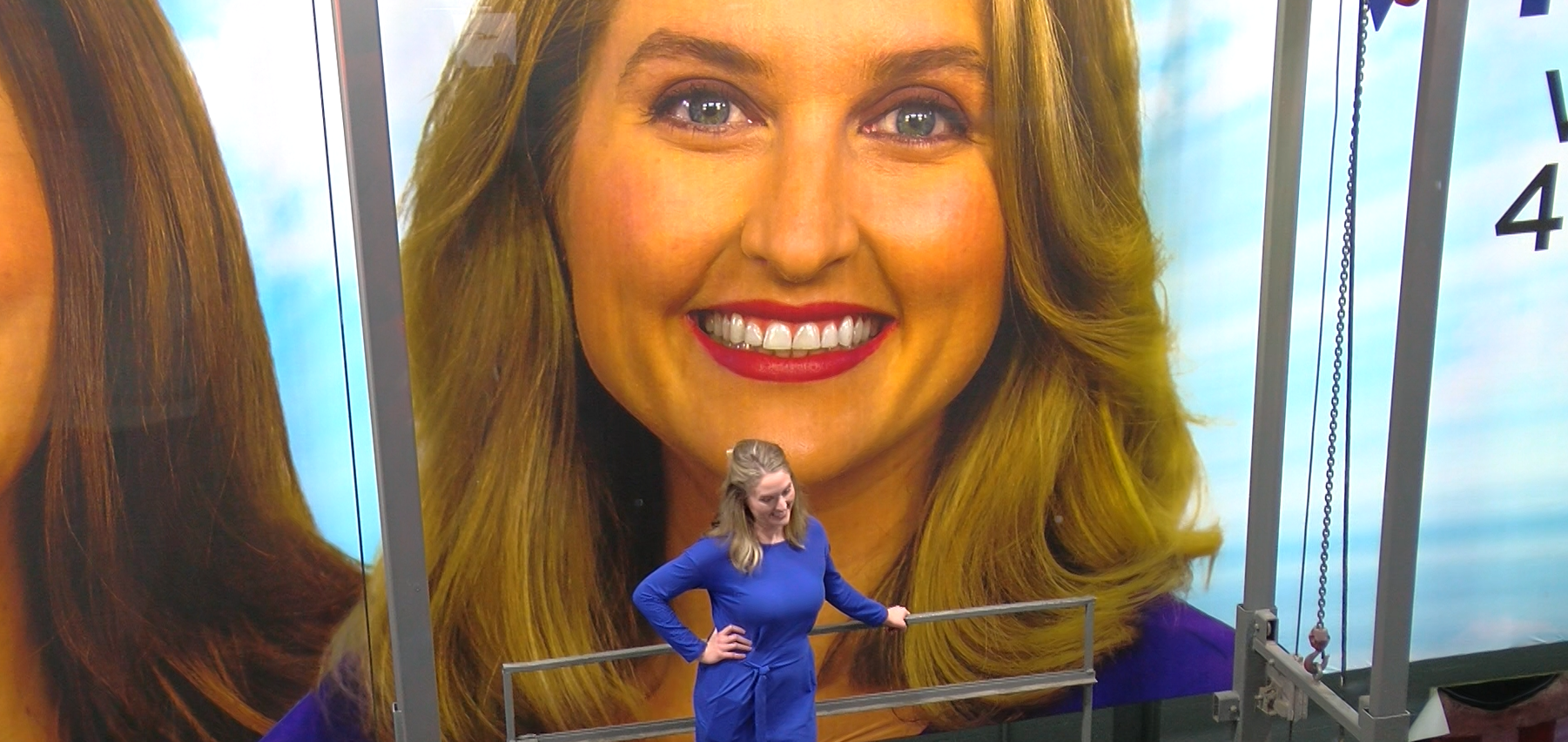 Storm Track Meteorologist Dana Fulton poses with new Wake Up Wisconsin ...