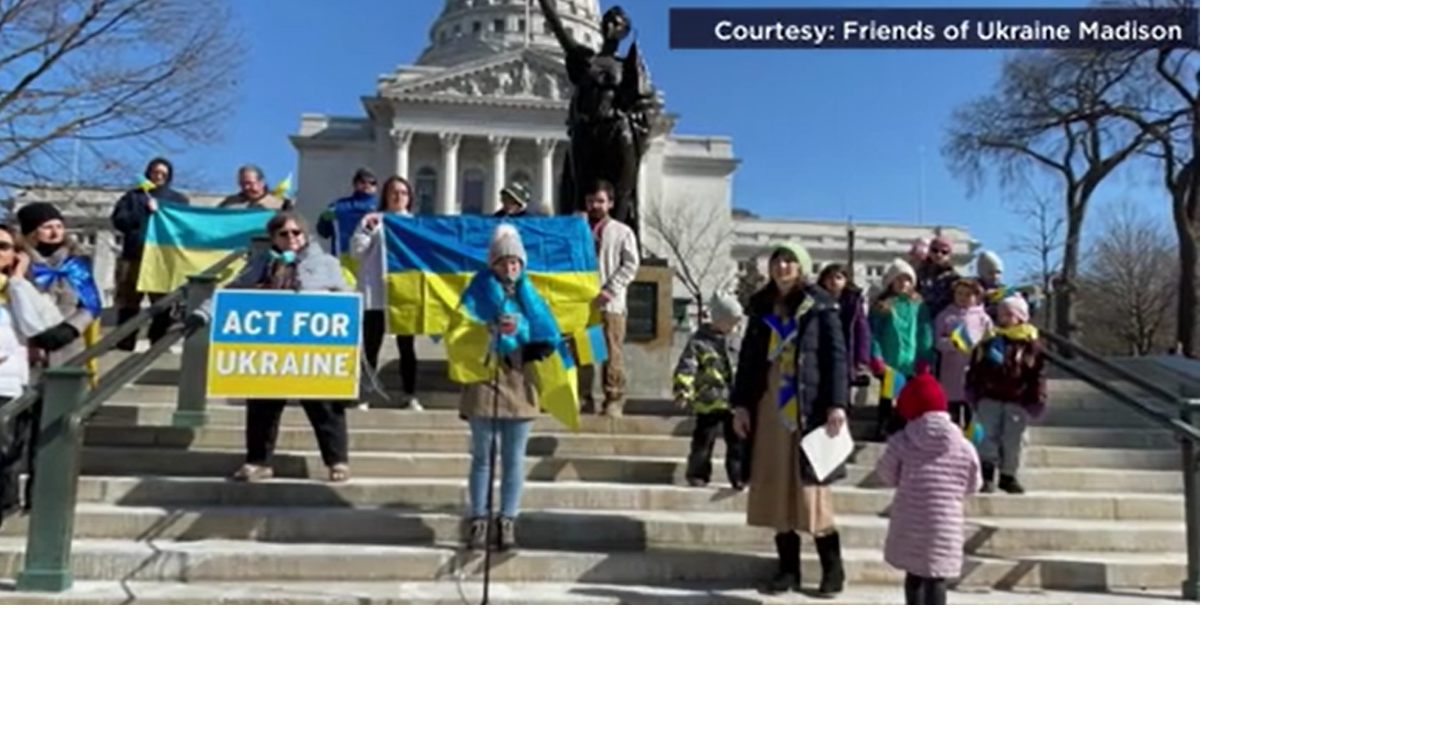 Stand by Ukraine Rally Held at Capitol | Top Stories | wkow.com