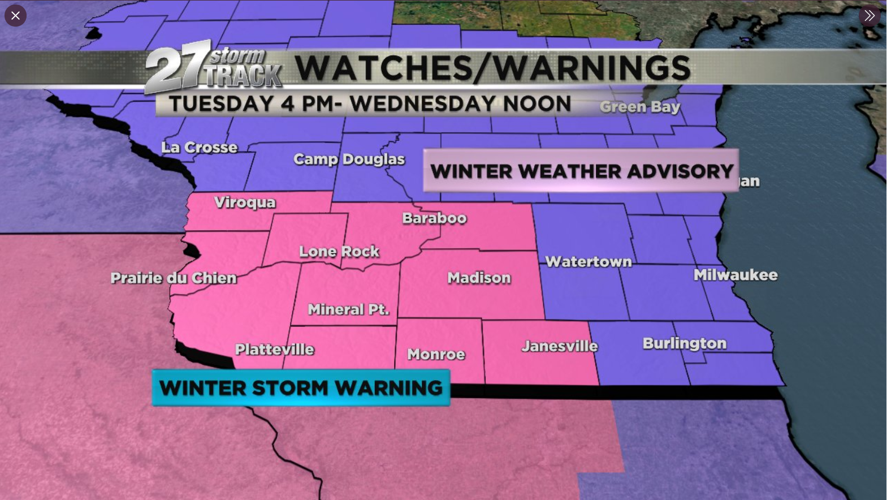 A mid-week winter storm will bring significant snow | Weather | wkow.com