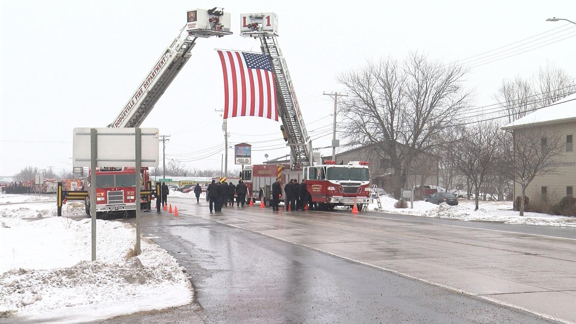 Mineral Point honors fallen Fire Captain Brian Busch | Social Services ...