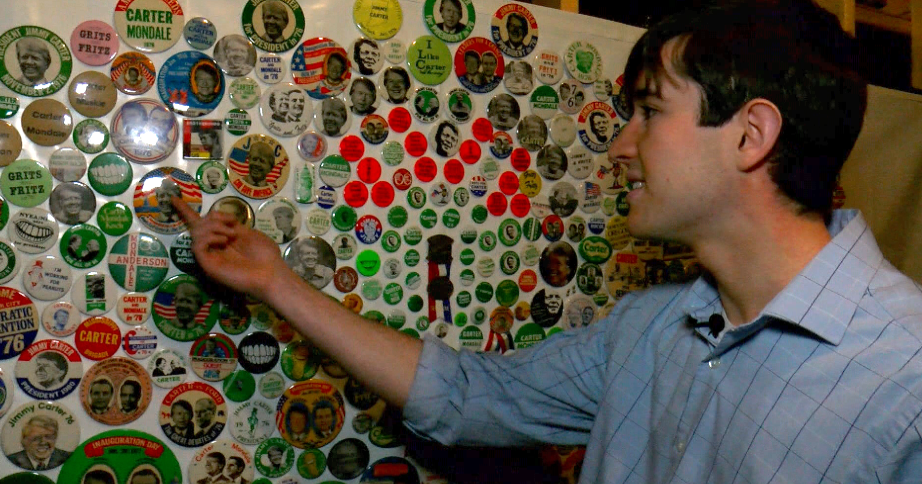 College student collects antique pins to honor Jimmy Carter's legacy ...