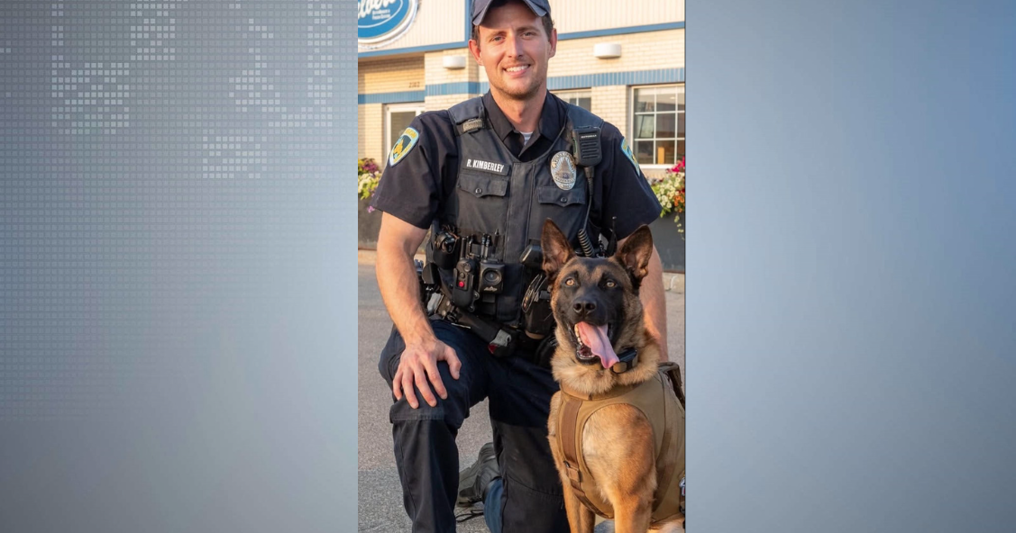 Injured Madison officer reunited with K9 partner | News | wkow.com