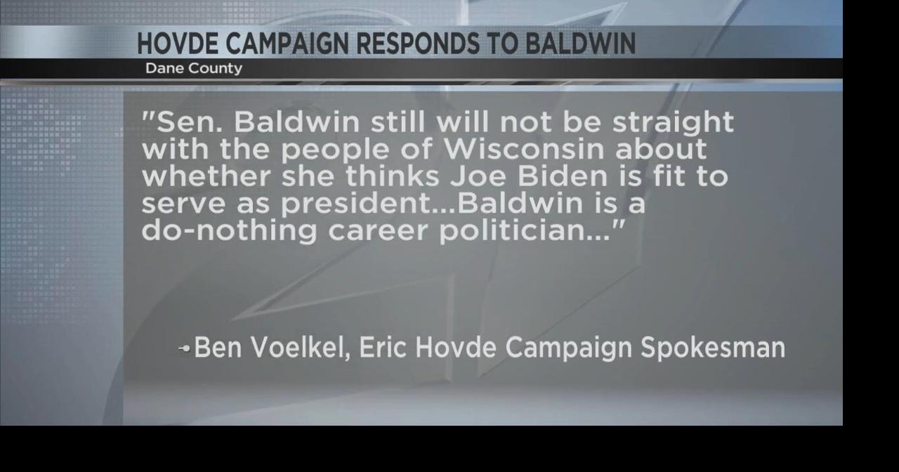 Eric Hovde's Campaign Responds to Baldwin Campaign | | wkow.com