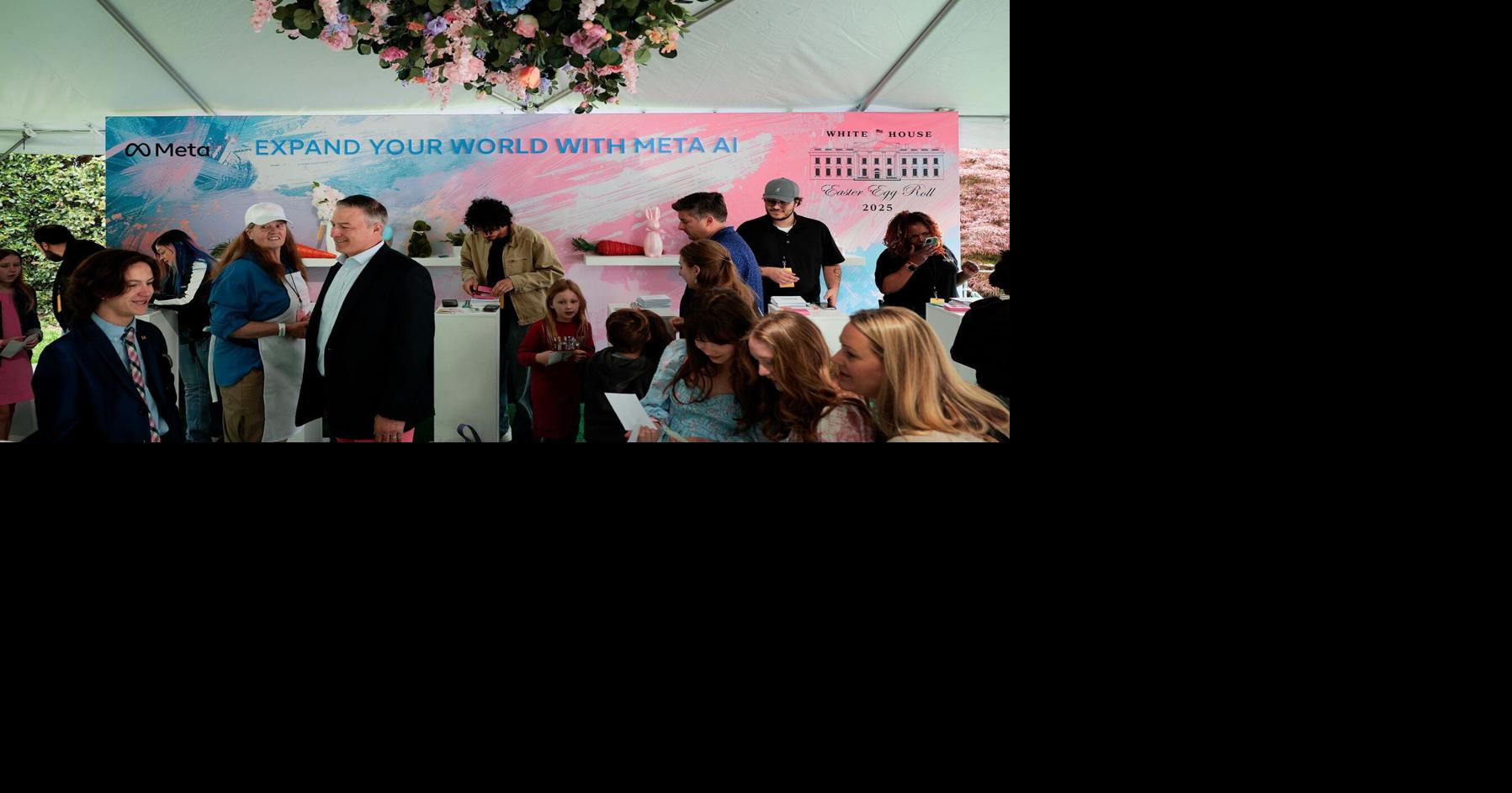 White House Easter Egg Roll features Big Tech logos, branding | News ...